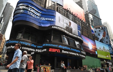 Times Square Zipper Announces Resignation New Editorial Stock Photo ...
