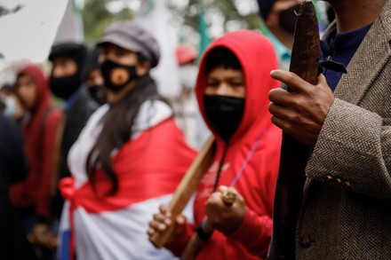 Indigenous People Protest Front Headquarters State Editorial Stock ...