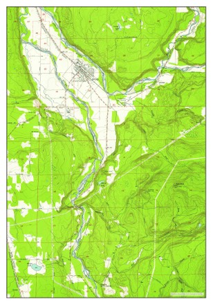 Usa Timeless Maps Orting Washington Map Editorial Stock Photo - Stock ...