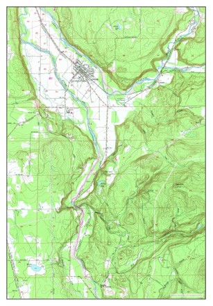 Usa Timeless Maps Orting Washington Map Editorial Stock Photo - Stock ...
