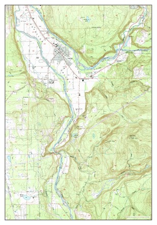 Usa Timeless Maps Orting Washington Map Editorial Stock Photo - Stock ...