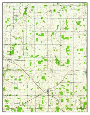 Usa Timeless Maps Modoc Indiana Map Editorial Stock Photo - Stock Image ...