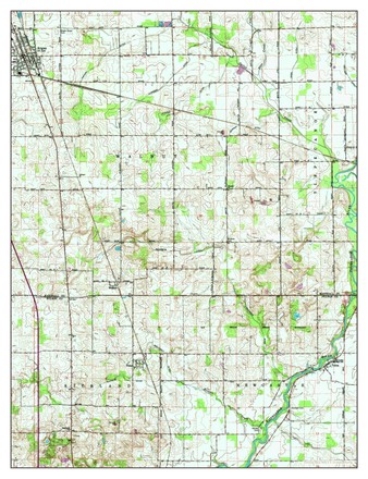 Usa Timeless Maps Argos Indiana Map Editorial Stock Photo - Stock Image ...