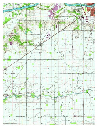 Usa Timeless Maps Clymers Indiana Map Editorial Stock Photo - Stock ...