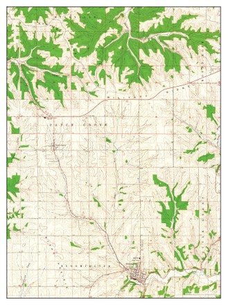 Usa Timeless Maps Bloomington Wisconsin Map Editorial Stock Photo ...