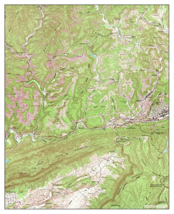 Usa Timeless Maps Norton Virginia Map Editorial Stock Photo - Stock ...