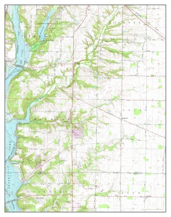 Usa Timeless Maps New Fairfield Indiana Editorial Stock Photo - Stock ...