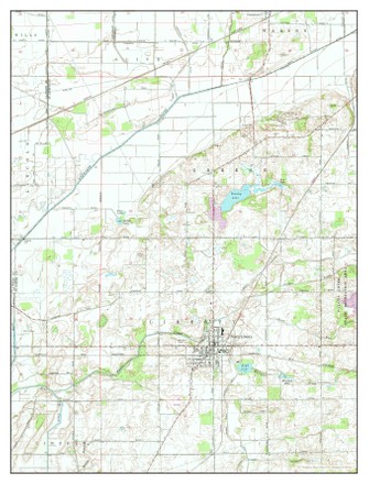 Usa Timeless Maps North Liberty Indiana Editorial Stock Photo - Stock ...