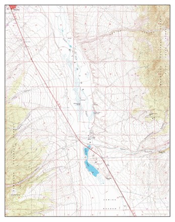 Usa Timeless Maps Comins Lake Nevada Editorial Stock Photo - Stock ...