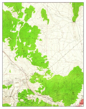 Usa Timeless Maps Ruth Nevada Map Editorial Stock Photo - Stock Image ...