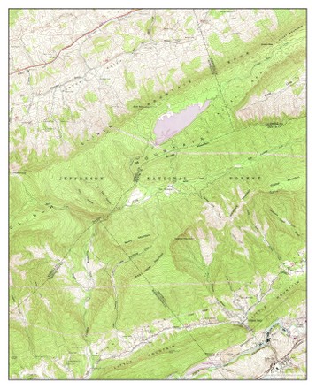 Usa Timeless Maps Saltville Virginia Map Editorial Stock Photo - Stock ...
