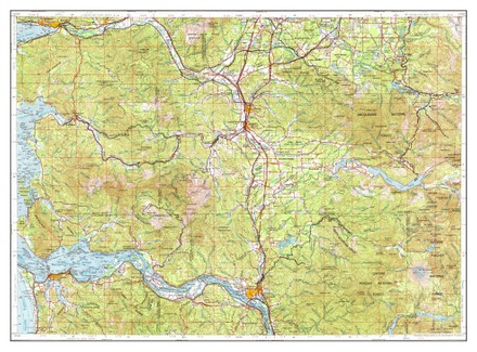 Usa Timeless Maps Hoquiam Washington Map Editorial Stock Photo - Stock ...
