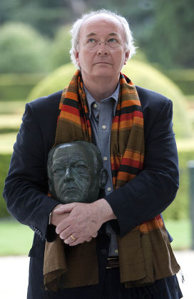 Philip Pullman Holding Bust Himself Editorial Stock Photo - Stock Image ...