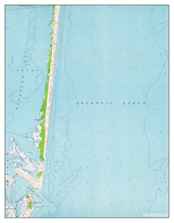 Usa Timeless Maps Barnegat Light New Editorial Stock Photo - Stock ...