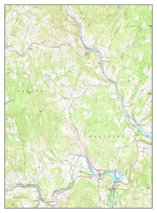Usa Timeless Maps Quechee Vermont Map Editorial Stock Photo - Stock ...