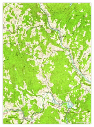 Usa Timeless Maps Quechee Vermont Map Editorial Stock Photo - Stock ...