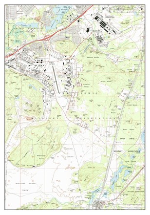 Usa Timeless Maps Fort Lewis Washington Editorial Stock Photo - Stock ...