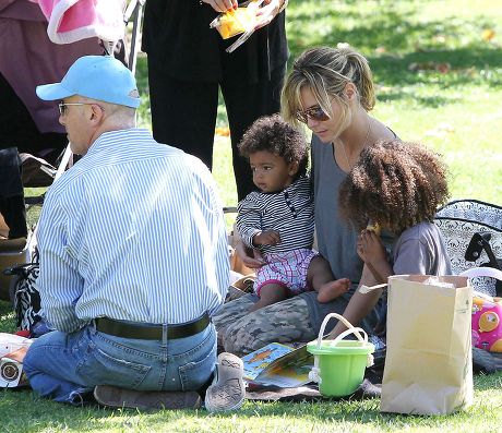 Heidi Klum Lou Sulola Samuel Johan Editorial Stock Photo - Stock Image ...