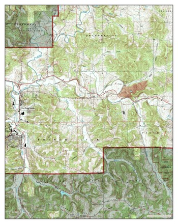 Usa Timeless Maps French Lick Indiana Editorial Stock Photo - Stock ...
