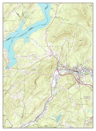 Usa Timeless Maps Littleton New Hampshire Editorial Stock Photo - Stock ...