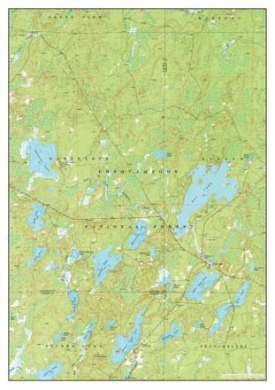 Usa Timeless Maps Clam Lake Wisconsin Editorial Stock Photo - Stock ...