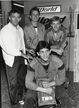 Everton Footballers Peter Reid Trevor Steven Editorial Stock Photo ...