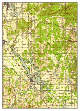 Usa Timeless Maps Chetek Wisconsin Map Editorial Stock Photo - Stock ...