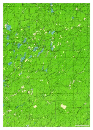 Usa Timeless Maps Clam Lake Wisconsin Editorial Stock Photo - Stock ...