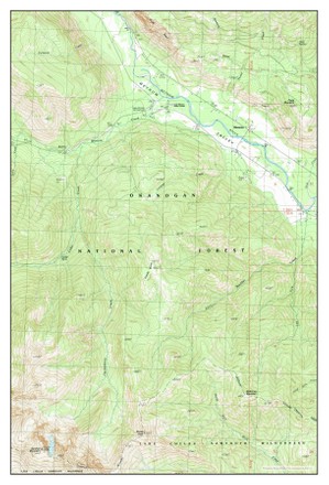 Usa Timeless Maps Mazama Washington Map Editorial Stock Photo - Stock ...