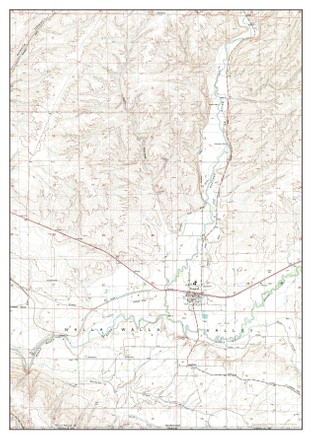 Usa Timeless Maps Touchet Washington Map Editorial Stock Photo - Stock ...