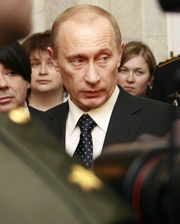 Russian President Vladimir Putin Inspects New Editorial Stock Photo ...