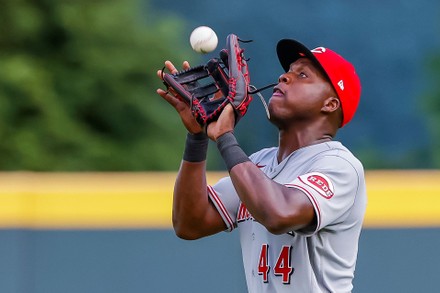 Cincinnati Reds Right Fielder Aristides Aquino Editorial Stock Photo ...