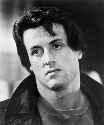 Sylvester Stallone Head Shoulders Portrait Onset Editorial Stock Photo ...