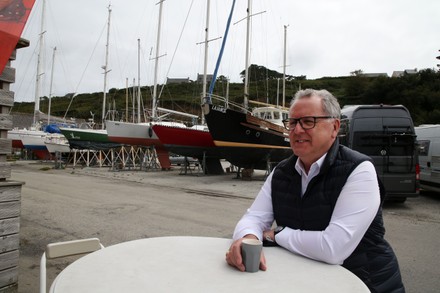 __COUNT__ Richard Ferrand on holiday in Brittany, France - 11 Aug 2021 ...