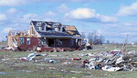 Remains Property Damaged By Storms On Editorial Stock Photo - Stock ...