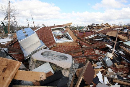 Remains Property Damaged By Storms On Editorial Stock Photo - Stock ...