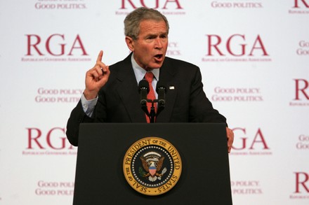__COUNT__ U.S. President Bush speaks to Republican Governor's ...