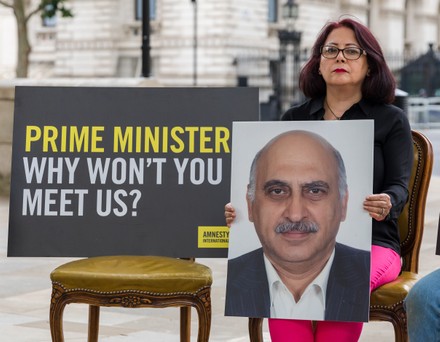 Richard Ratcliffe Joins Empty Chair Protest Editorial Stock Photo ...