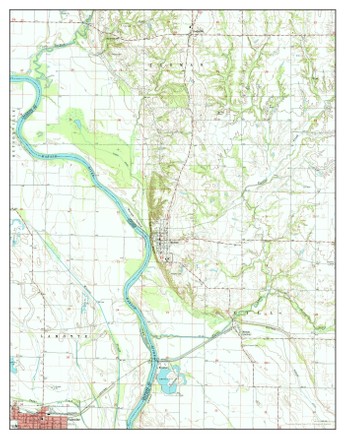 Usa Timeless Maps Merom Indiana Map Editorial Stock Photo - Stock Image ...