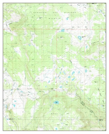 Usa Timeless Maps Agua Fria Peak Editorial Stock Photo - Stock Image ...