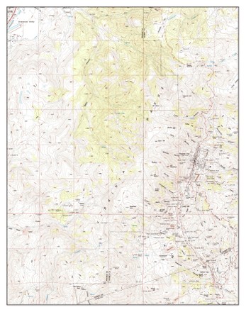 Usa Timeless Maps Virginia City Nevada Editorial Stock Photo - Stock ...