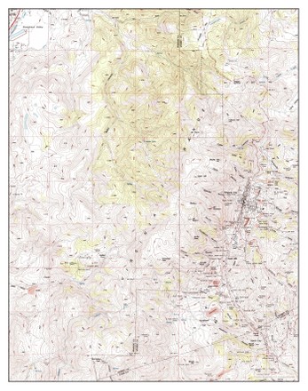 Usa Timeless Maps Virginia City Nevada Editorial Stock Photo - Stock ...