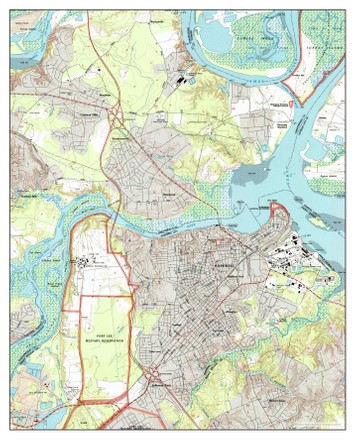 Usa Timeless Maps Hopewell Virginia Map Editorial Stock Photo - Stock ...