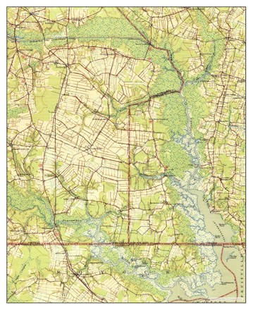 Usa Timeless Maps Moyock Virginia Map Editorial Stock Photo - Stock ...