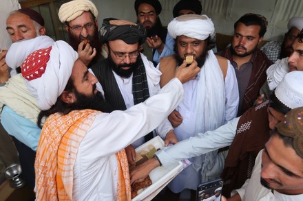 Leaders Pakistani Religious Group Jamiat Ulemae Editorial Stock Photo ...