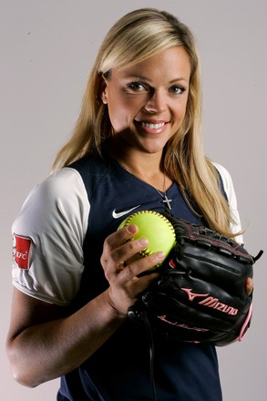 Softball Player Jennie Finch Poses Portrait Editorial Stock Photo ...