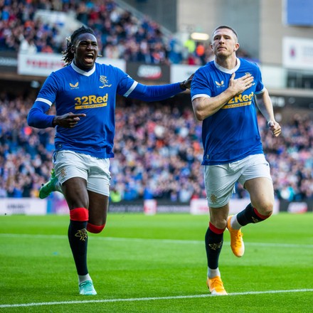 John Lundstram Rangers Celebrates His Goal Editorial Stock Photo ...