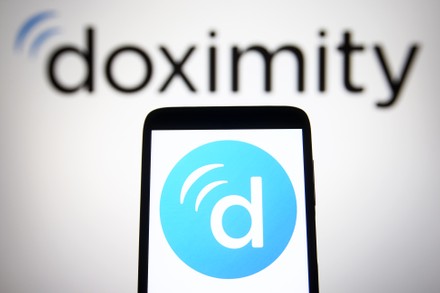 This Photo Illustration Doximity Inc Logo Editorial Stock Photo - Stock ...