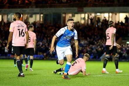 Harrison Burrows Peterborough United Celebrates After Editorial Stock ...