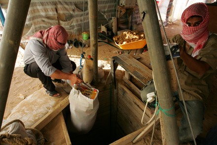 Palestinian Smuggler Raised On Winch Out Editorial Stock Photo - Stock ...